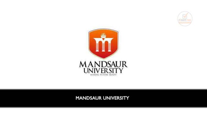 Mandsaur University 2026 Faculty Jobs: Apply Now